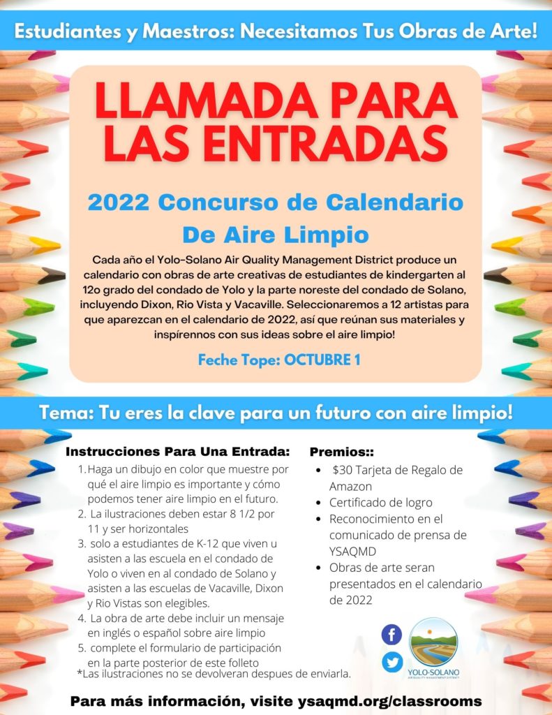 Flyer - Final (Spanish) - Yolo-Solano Air Quality Management District